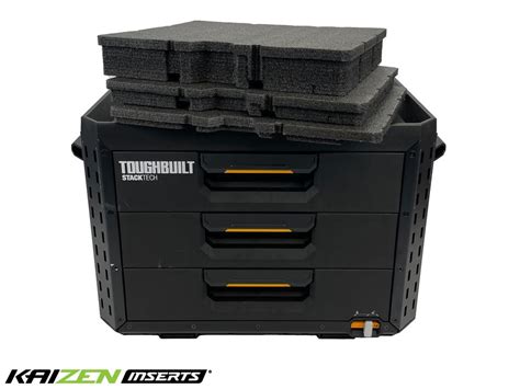 Foam Insert For Toughbuilt Stacktech Xl 3 Drawer Tool Box