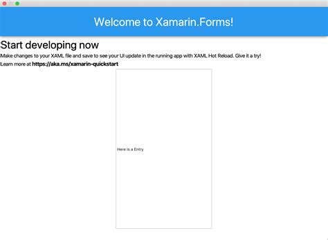 C Entry Not Vertically Centered In Xamarin Forms Macos Stack Overflow