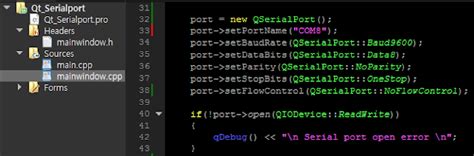 아래로 Cc Qt Qserialport를 활용한 Pc와 아두이노 간의 시리얼 통신