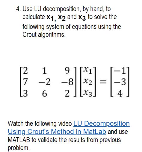 It Is Important That The Problems Is Explained Step Chegg