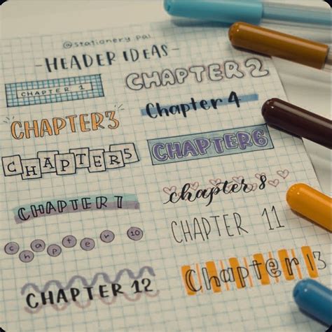 Header For Notes Ideas