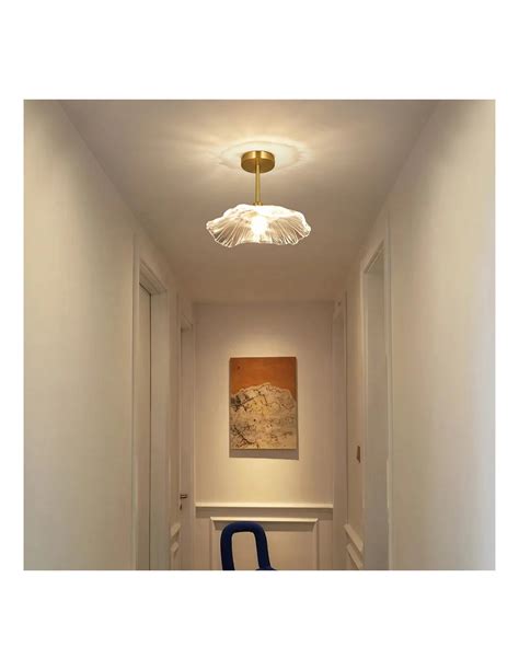 Plafonnier En Verre Rétro Lotus Plafonnier Rétro Kiki Lighting