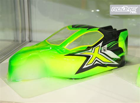 Red RC Xceed 1 8th Scale Buggy Body Shells