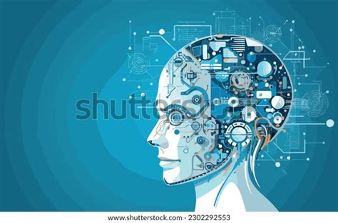 Network Neuronet Ai Artificial Intelligence Concept Stock Vector Royalty Free 2302292553