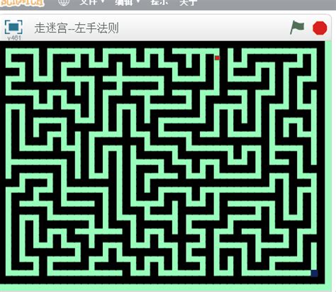 自动走迷宫1 左手法则 少儿编程