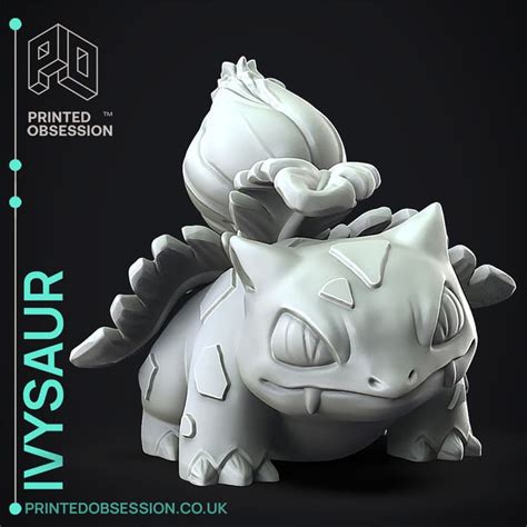Ivysaur Pokemon Fan Art 3d Model By Printedobsession On Thangs