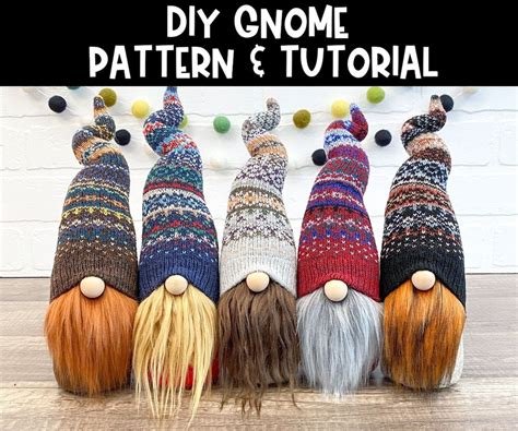 Handmade Gnome Pattern Gnome Sewing Pattern Diy Sock Gnome Pattern Diy Gnome Tutorial