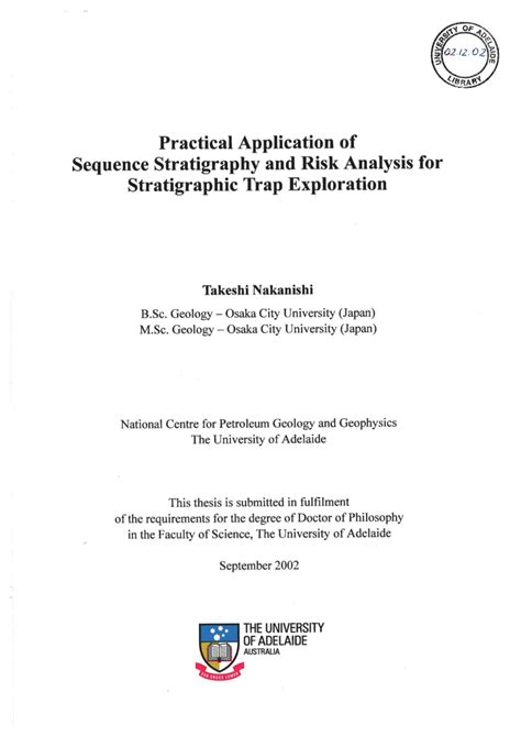 Practical Application Of Sequence Stratigraphy And Risk Analysis For Stratigraphic Trap
