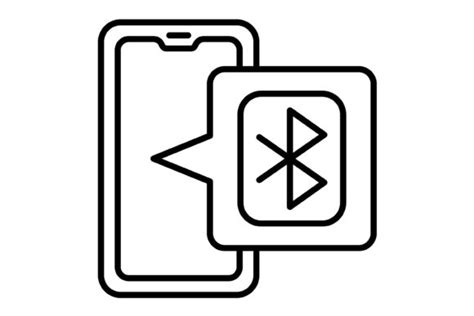 Bluetooth Outline Icon Graphic By Maan Icons Creative Fabrica