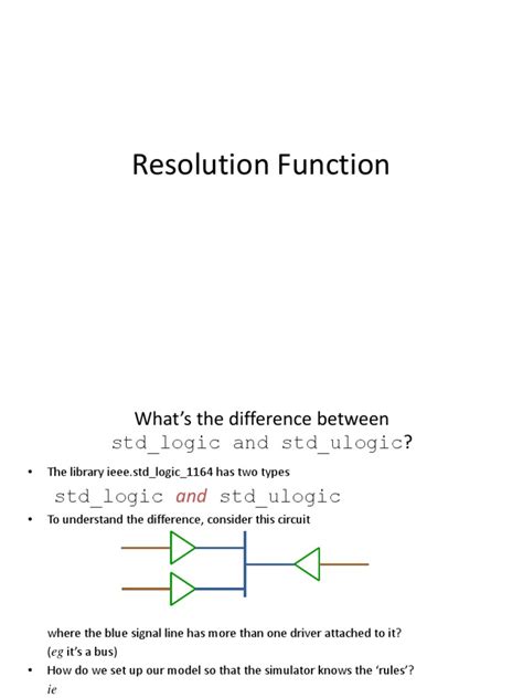 Lec11 Resolution Function Pdf Vhdl Data Type