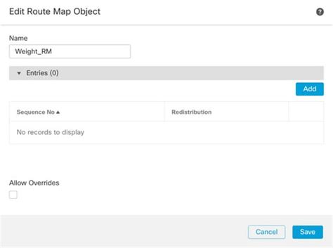 Configure Advanced Options For BGP On FTD Cisco