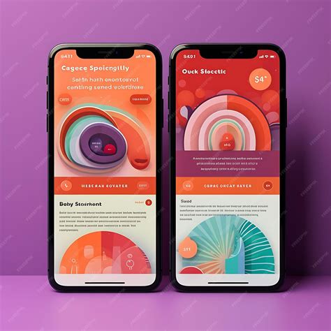 Premium Ai Image Mobile App Layout Design Of Womens Reproductive Health App Inclusive And