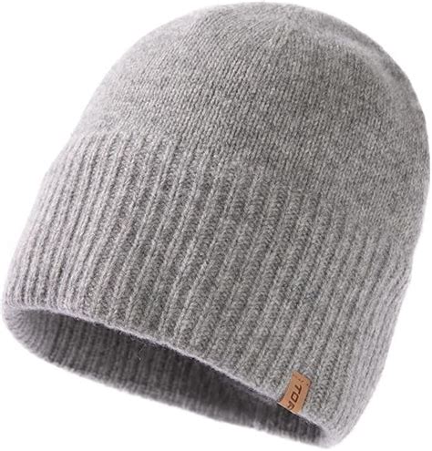 Top Ex Mens 100 Merino Wool Winter Beanie Cold Weather Hat With