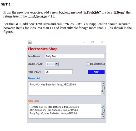 From The Previous Exercise Add A New Boolean Method