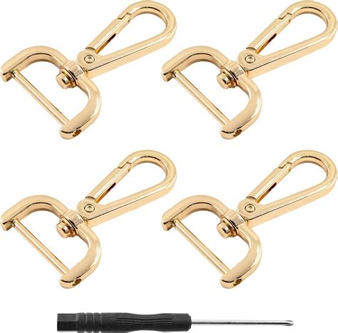 Litoexpe 4 Pack Detachable Snap Hook Swivel Clasp With 1