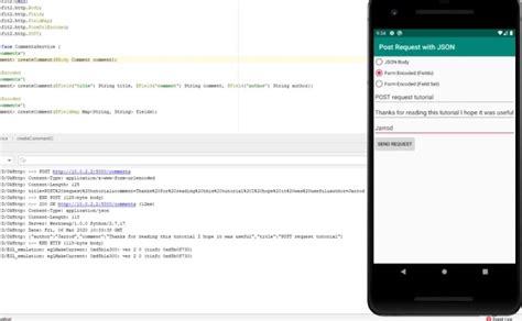 How To Send Json Data In A Post Request In Android Learn To Droid