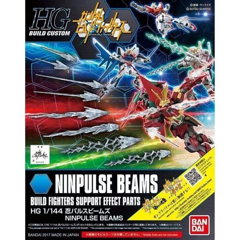 Gundam Build Fighters Model Kit Hg 1144 Acc Ninpulse Beams