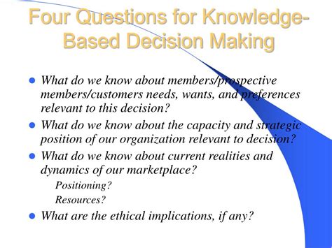 Ppt Knowledge Based Decision Making Powerpoint Presentation Free