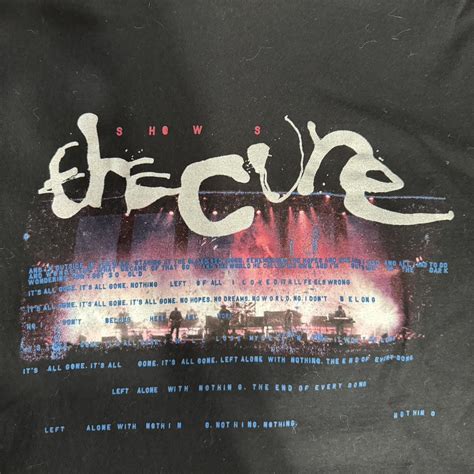 The Cure Tour Shirt 2023 Just Dont Wear It Depop