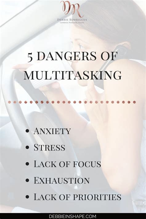 Quit Multitasking Right Now If You Want To Be More Productive Debbie Rodrigues