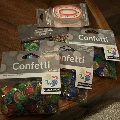 4 Bag Sof Confetti Balloons And Streamers Shiny Colorful Party Fun F4 73525164380 Ebay