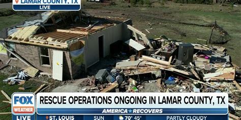 Rescue Operations Continue After Ef 3 Tornado In Lamar County Texas