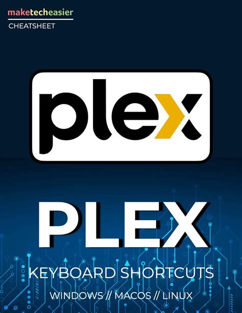 Plex Keyboard Shortcuts Cheatsheet Make Tech Easier