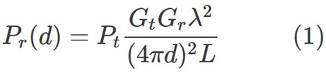 Friis Free Space Propagation Model Gaussianwaves