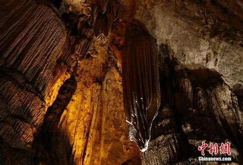 구이양 카르스트 동굴 속 희귀한 종유석 모습 5