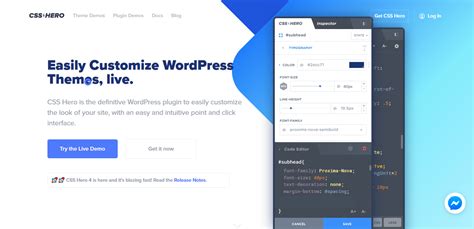 Css Hero Wordpress Theme Customization Plugin Creativesea