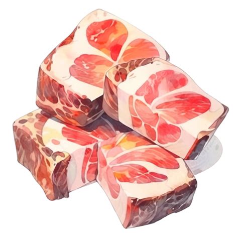 생고기 슬라이스 수채화 그림 쇠고기 날것의 신선한 Png 일러스트 및 이미지 에 대한 무료 다운로드 Pngtree