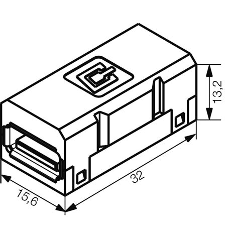 Conector Ie Bi Usb A 1019570000 Iebiusba Weidmuller Conexel Dimensional