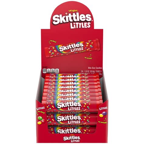 Skittles Littles Originals Rainbow Chewy Candy 456 Oz