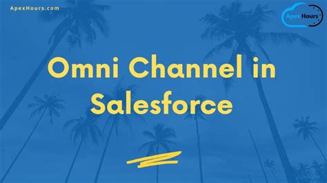 Omni Channel In Salesforce Apex Hours