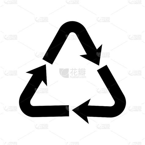 循环符号矢量图形设计。