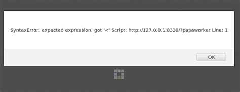 Syntaxerror Expected Expression On Browsing Via Different Ua · Issue