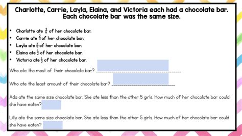 Comparing Fractions Ashleigh S Education Journey
