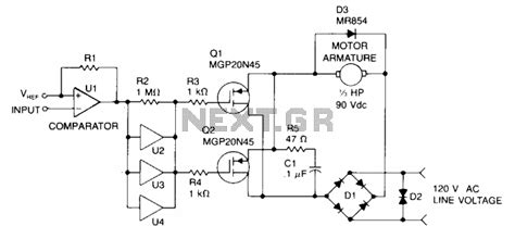 Pwm Motor Speed Control Under Motor Control Circuits Next Gr
