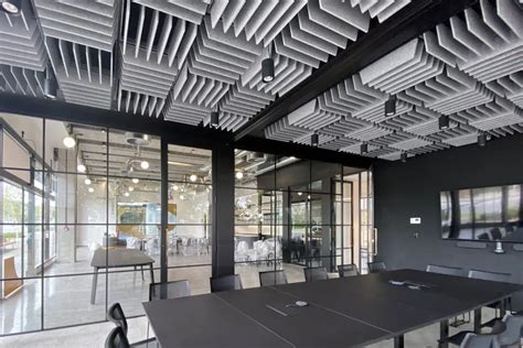 Autex Transforms Acoustic Grid Ceiling Tiles Into Sculptural Forms Material Source