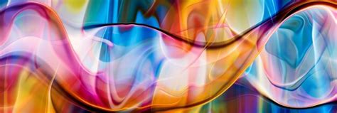 Colorful Abstract Wave Background With Vibrant Swirling Lines And Gradients Premium Ai