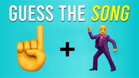 Can You Guess The Song By Emoji Song Emoji Quiz Youtube