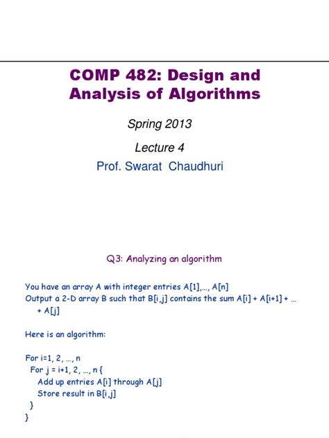 comp 482 design and analysis of algorithms spring 2013 pdf