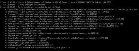 Error On 1st Attempt At Using It · Issue 33 · Isakssonnode Red Contrib Unifi · Github