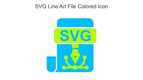 Svg Line Art File Colored Icon In Powerpoint Pptx Png And Editable Eps Format Ppt Sample