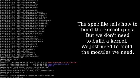 CentOS Build Kernel Modules YouTube
