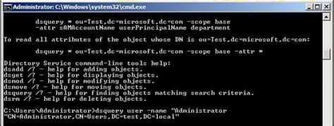 Dsquery Computer Dsquery User Command Line Utility To Find Objects In Windows Server 2003 8