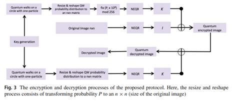 An Encryption Protocol For Neqr Images Based On One Particle Quantum Walks On A Circle