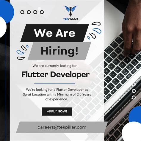 Tulsi V On Linkedin Flutterdeveloper Hiringnow Jobopening