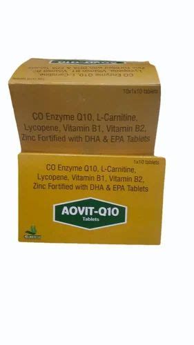 Co Enzyme Q10 L Cernitine Lycopene Vitaminb1 Vitamin B2 Zinc Fortified