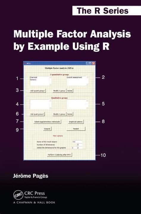 Chapman And Hallcrc The R Multiple Factor Analysis By Example Using R